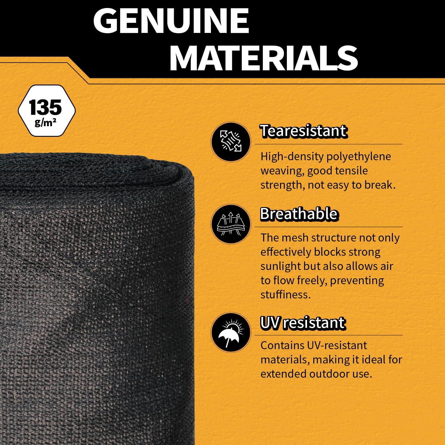 Snapklik.com : MVPNET 3x10Ft Garden Privacy Fence Screen, 145GSM Heavy ...