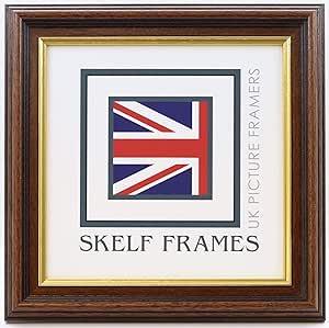 Skelf Frames 12 x 12 Inches Square Picture Photo Frame in 35mm Dark ...