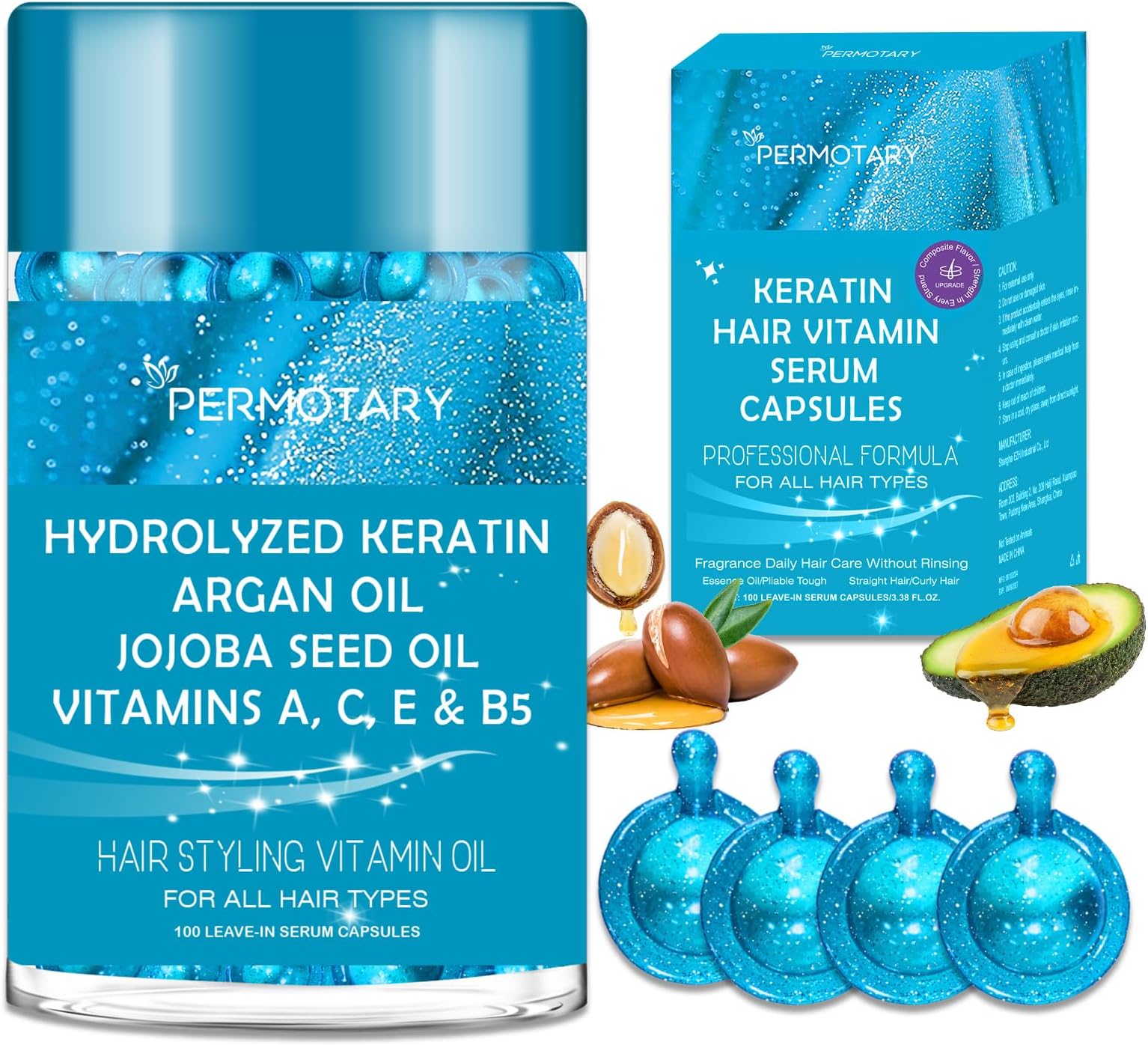 Amazon.com : Remilia Hair Serum for Frizzy and Damaged Hair – Keratin ...