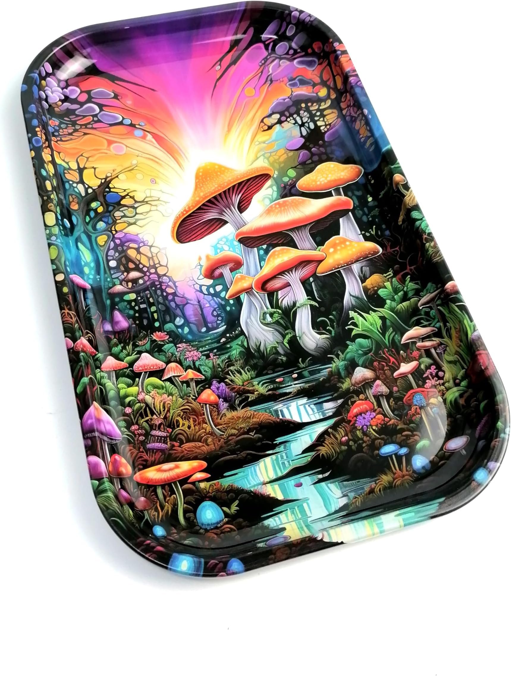 Amazon.com: Dr. Smokes Hippie Cool Cartoon Metal Rolling Tray 7''x5.5 ...