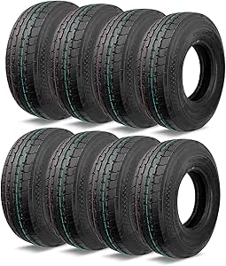 Amazon.com: Copartner Set of 8(EIGHT) All Steel Radial 14 ply Trailer Tire - ST235/80R16 129 ...