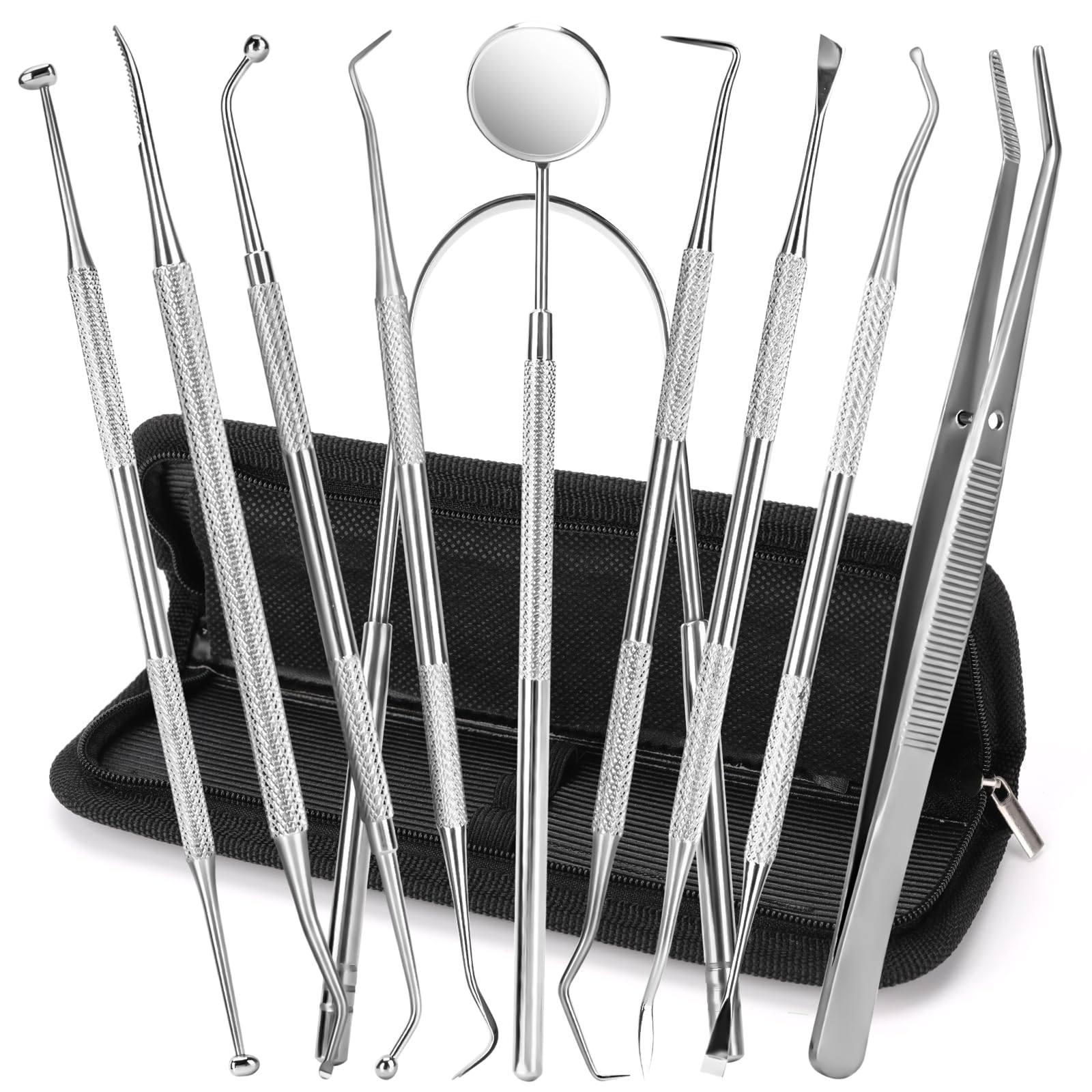 Amazon.com: Dental Tools,10 Pcs Plaque Remover for Teeth, Stainless ...