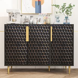 Amazon.com - LUMISOL Kitchen Buffet Sideboard Storage Cabinet Console ...