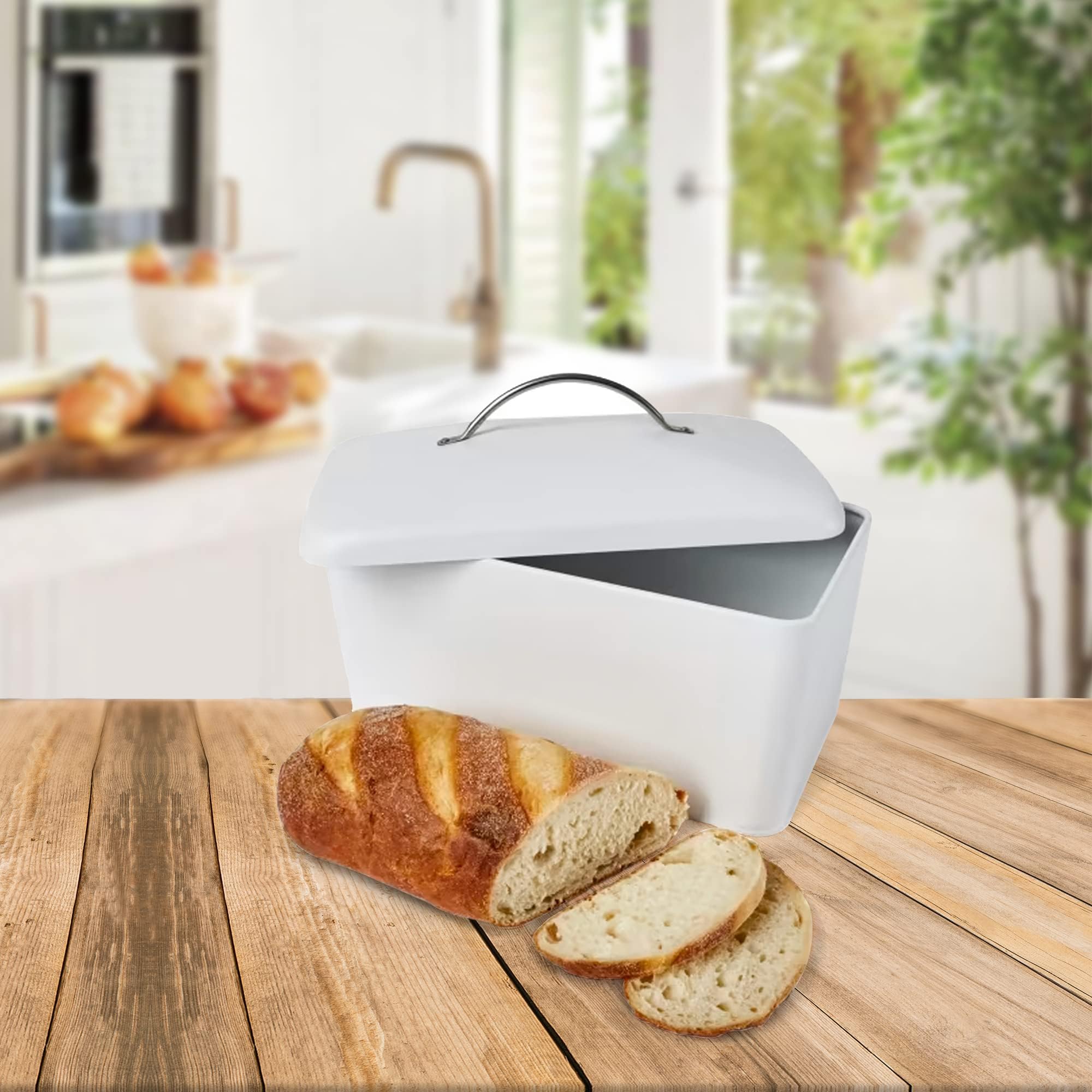 Buy Signora Ware Table Server/Bread Box Steel, 3000 Ml, Steel - Silver ...