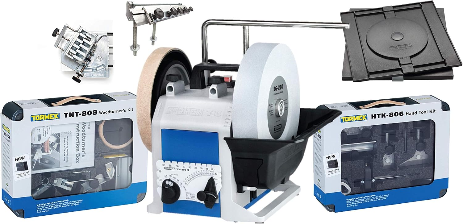 Tormek T-8 Ultimate Plus Kit (Tormek T-8 Original Sharpener + HTK-806 ...