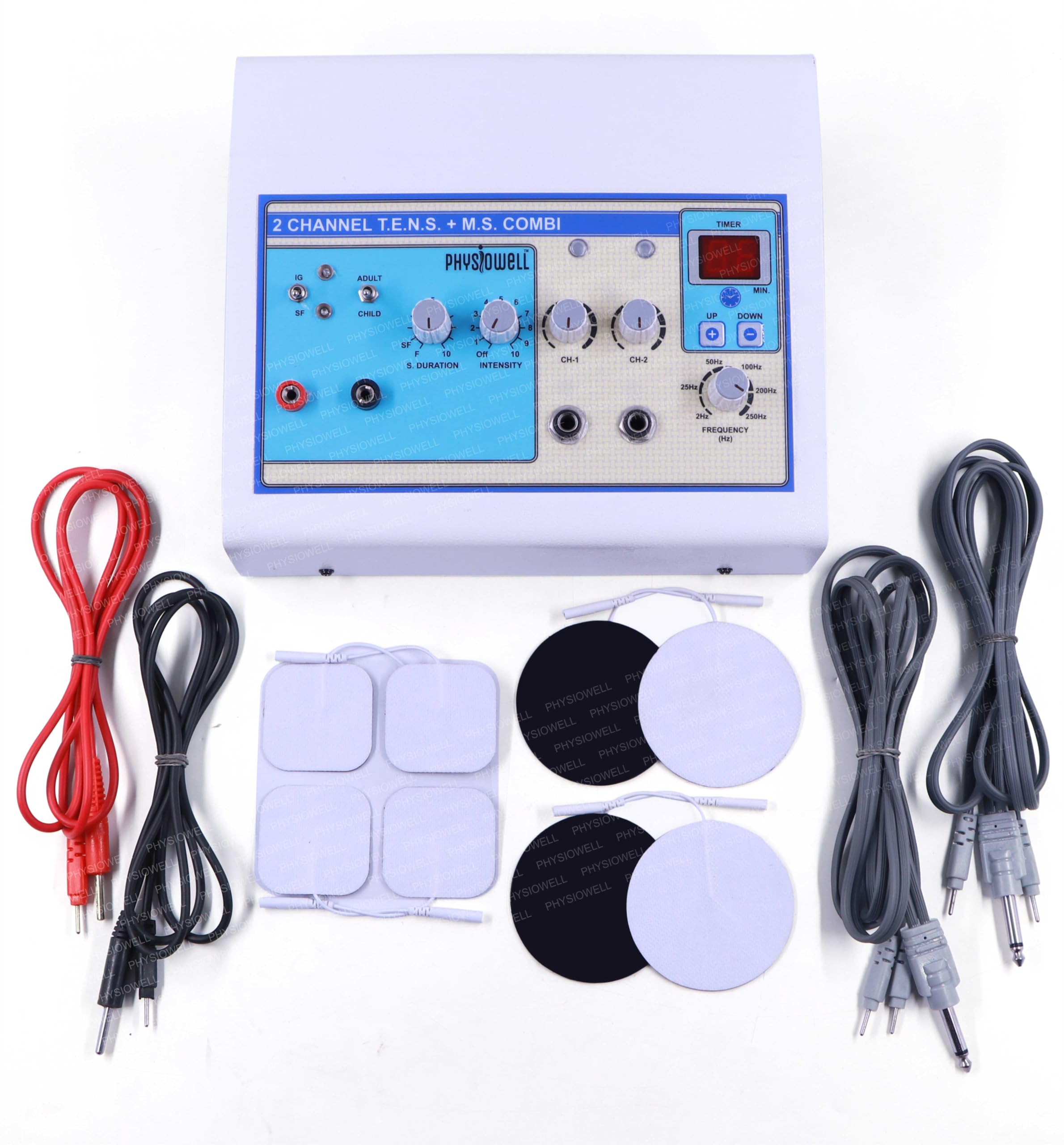 Physiowell Transcutaneous Electrical Nerve Stimulation Tens 2 Channel ...