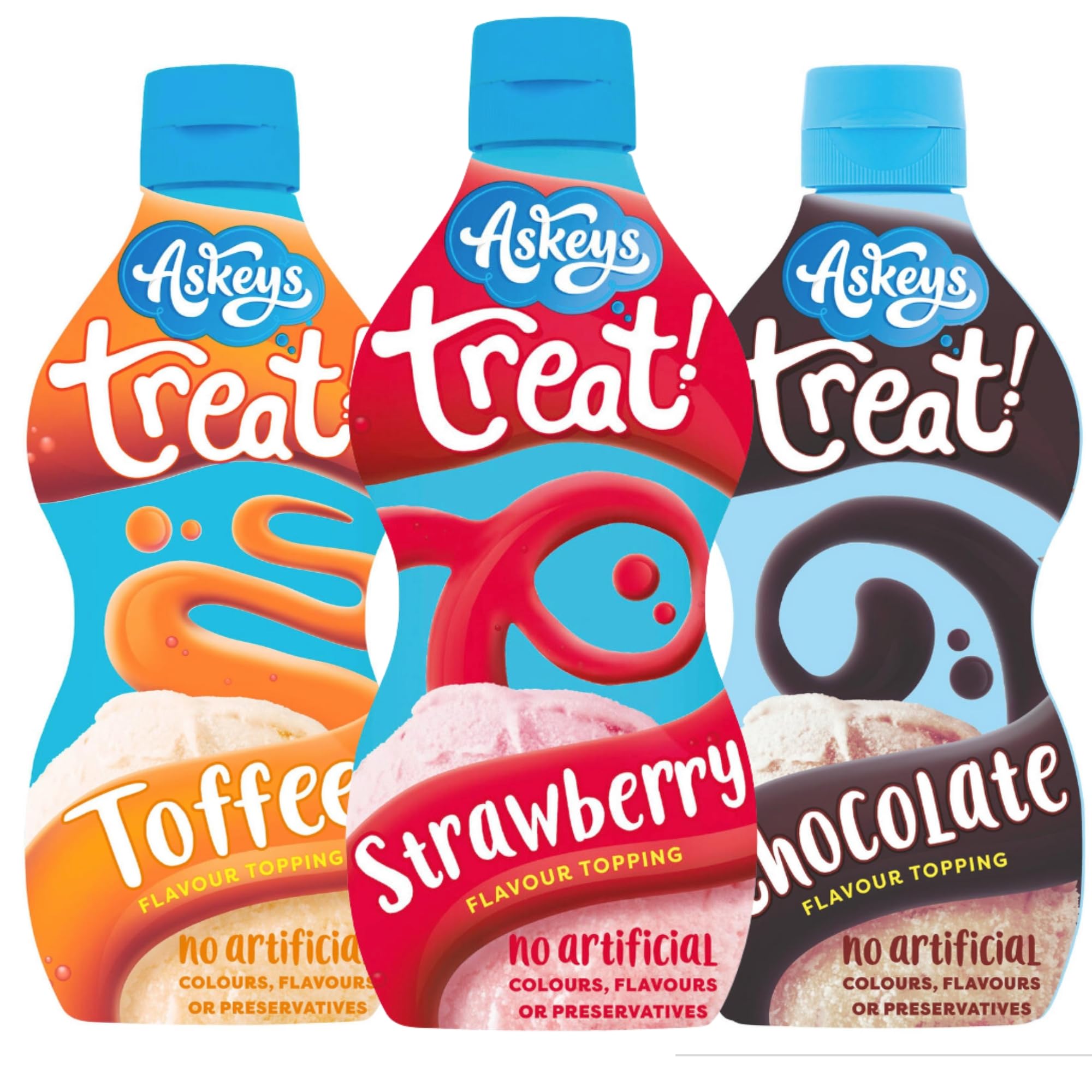 Ice Cream Sauce Bundle Contains Askeys Treat! Sauce in Chocolate ...