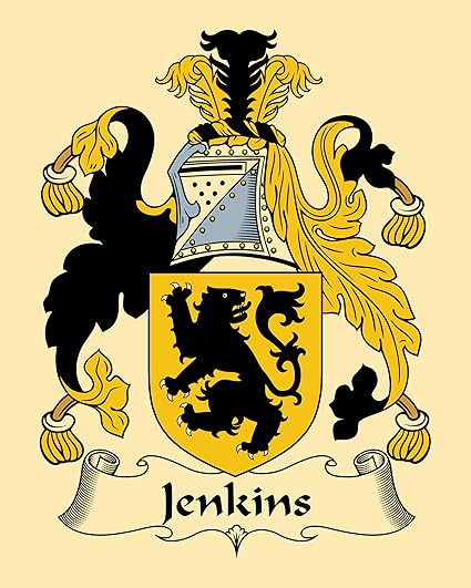 Amazon.com - Carpe Diem Designs Jenkins Coat of Arms/Jenkins Family ...