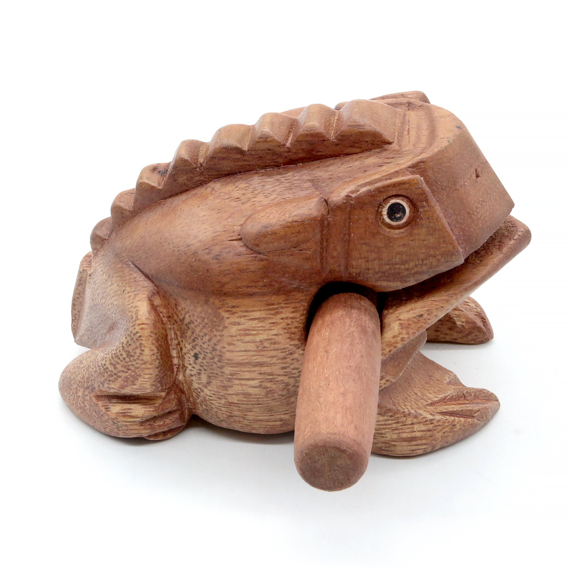 4 Inches Frog Guiro Rasp Small Instrument Musical Wooden Percussion ...