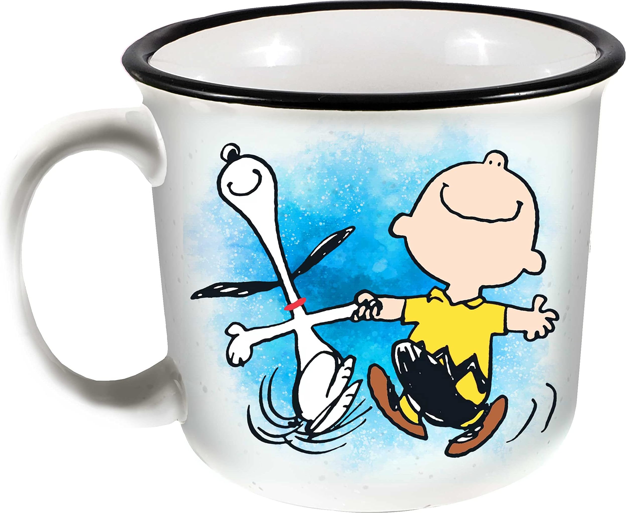 Amazon.com: Hallmark Peanuts Linus and Snoopy Coffee Mug (Dimensional ...