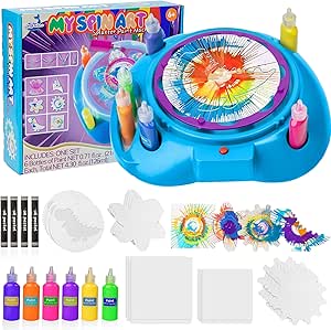 Amazon.com: Spin Art Machine Variable Speed, Battery Operated Spinner ...