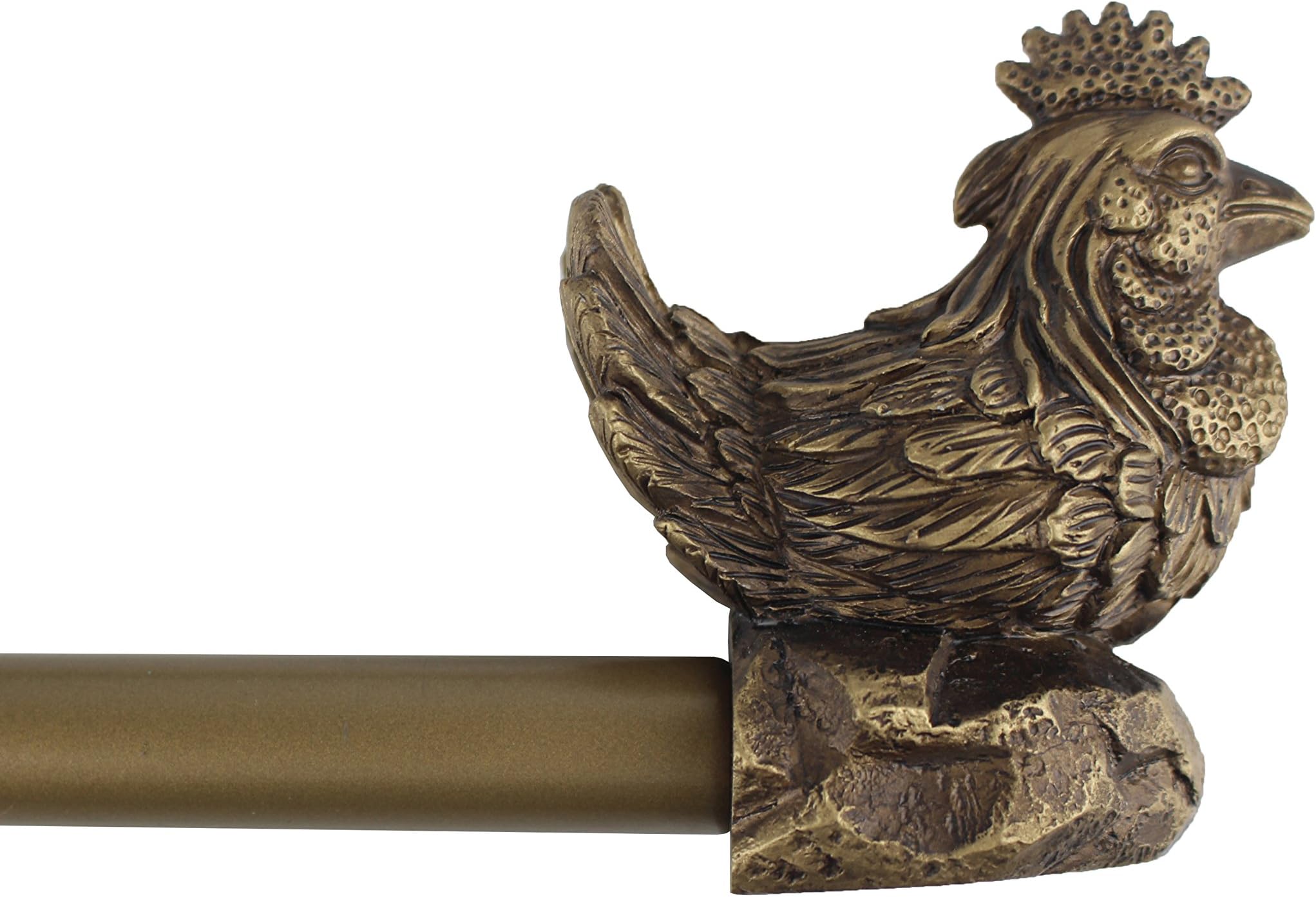 Amazon.com: Meriville 1-Inch Diameter Single Window Treatment Curtain ...