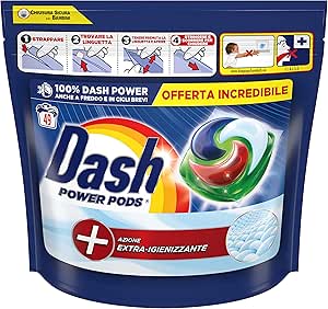 Dash Power Pods Washing Machine Detergent in Capsules, 49 Washes, Extra ...