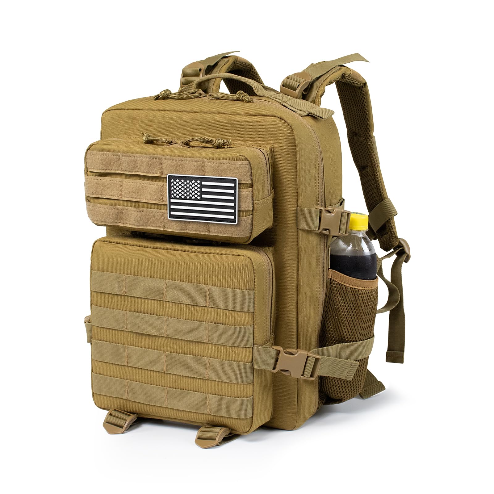 Amazon.com: RooPoke 25L/35L Small Tactical Khaki Backpack for Men and ...