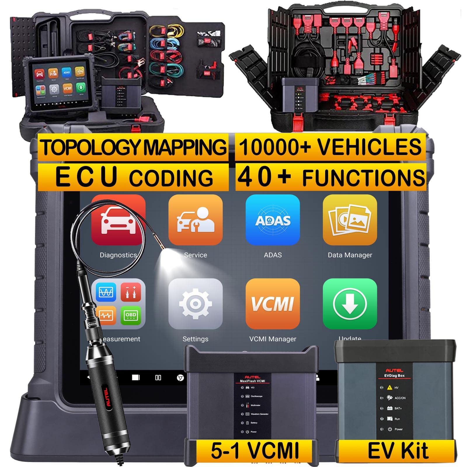 Buy Autel MaxiSys Ultra EV with MV108 2023 Version with EVDiag Kit EV ...