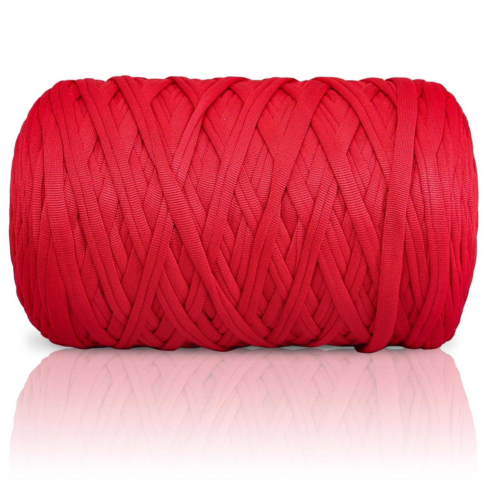 Amazon.com: 400g T-Shirt Yarn Elastic Fabric Crochet Cloth Yarn for DIY ...