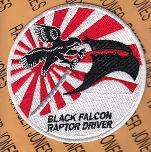 Amazon.com: USAF Air Force 27th Fighter Sq FS Black Falcon Raptor ...