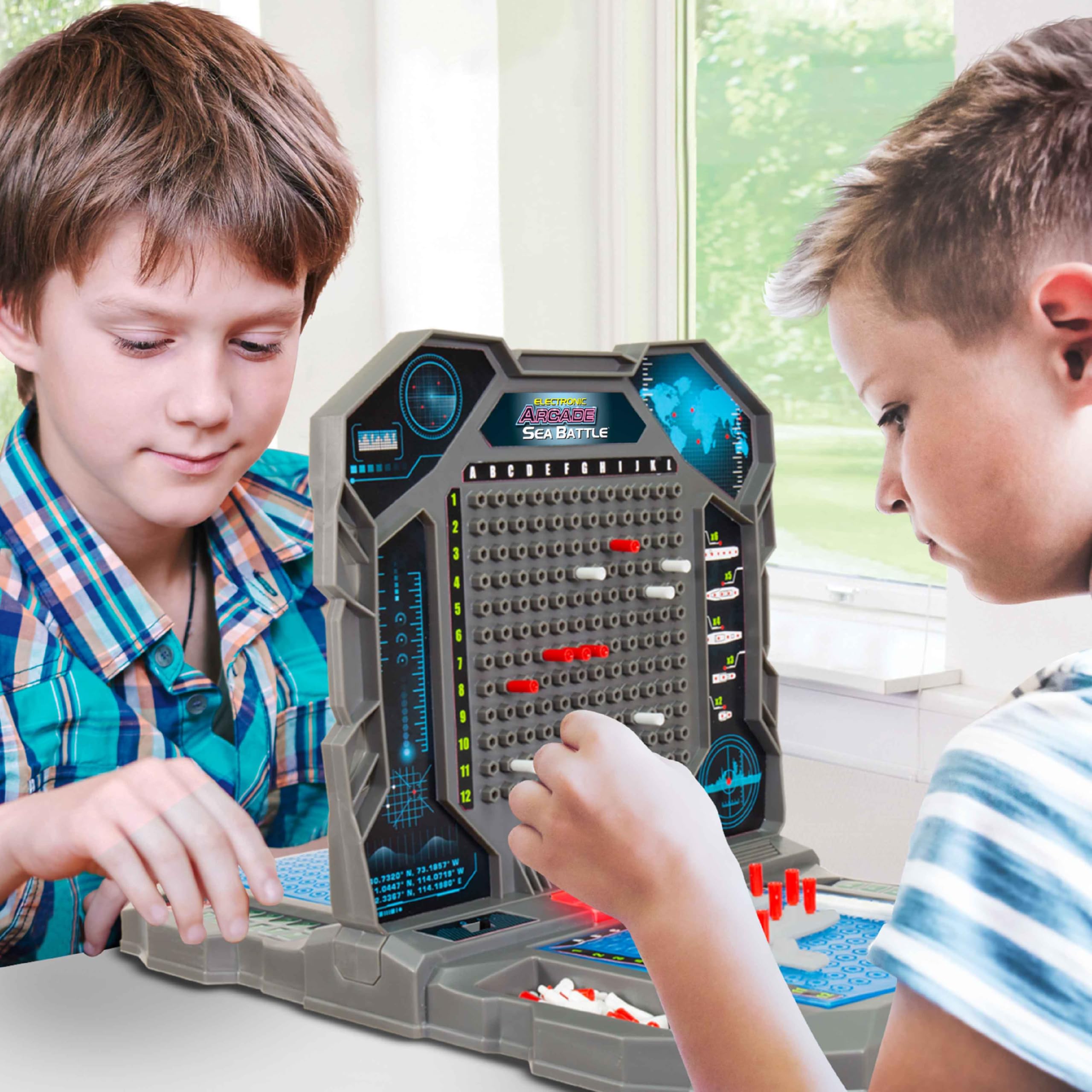 Sea Battle Game With Voice Commands Electronic Arcade Sea Battle Game ...