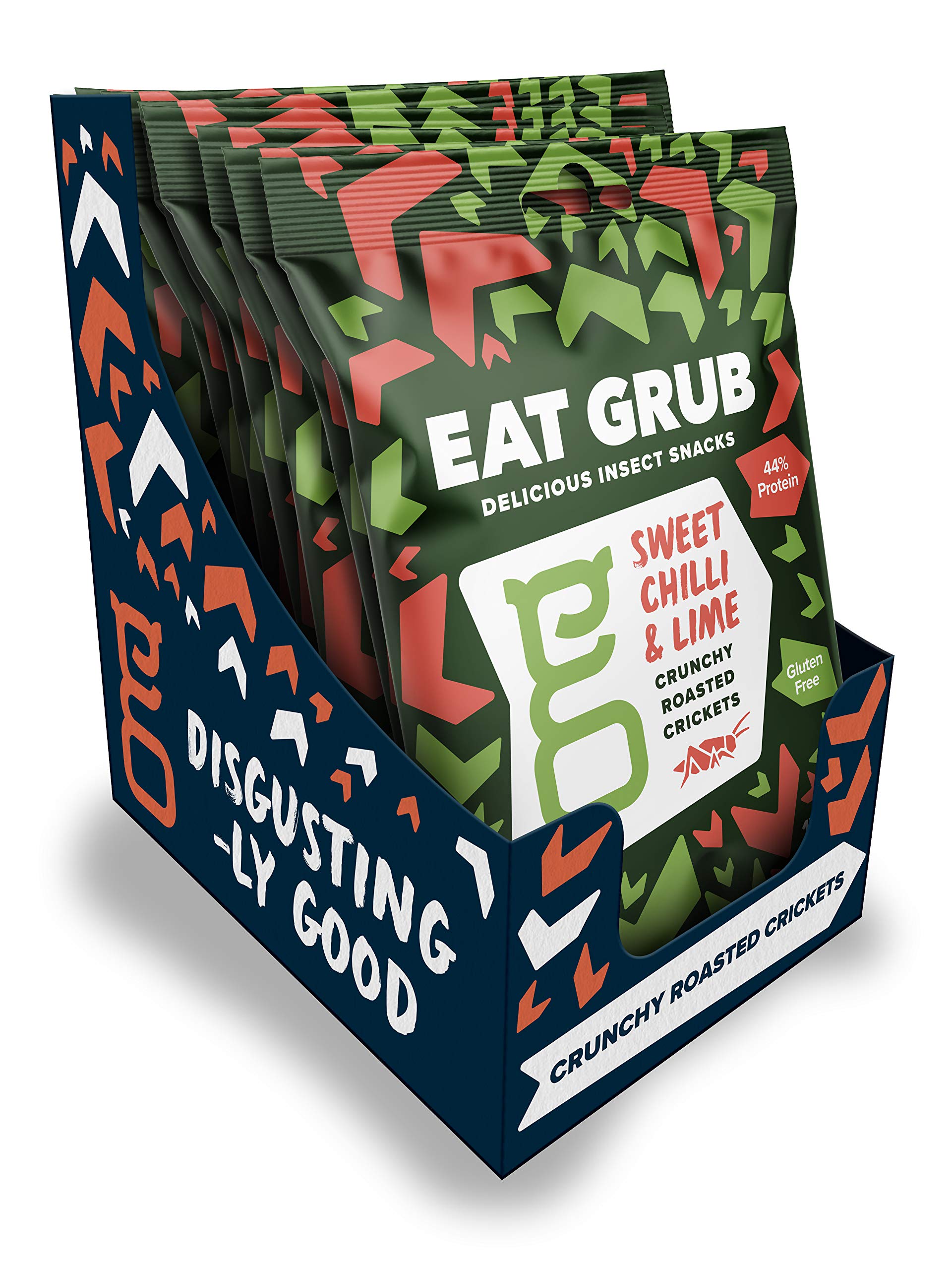 Eat Grub: Crunchy Roasted Crickets: 12 Packs (180g) - Sweet Chilli ...