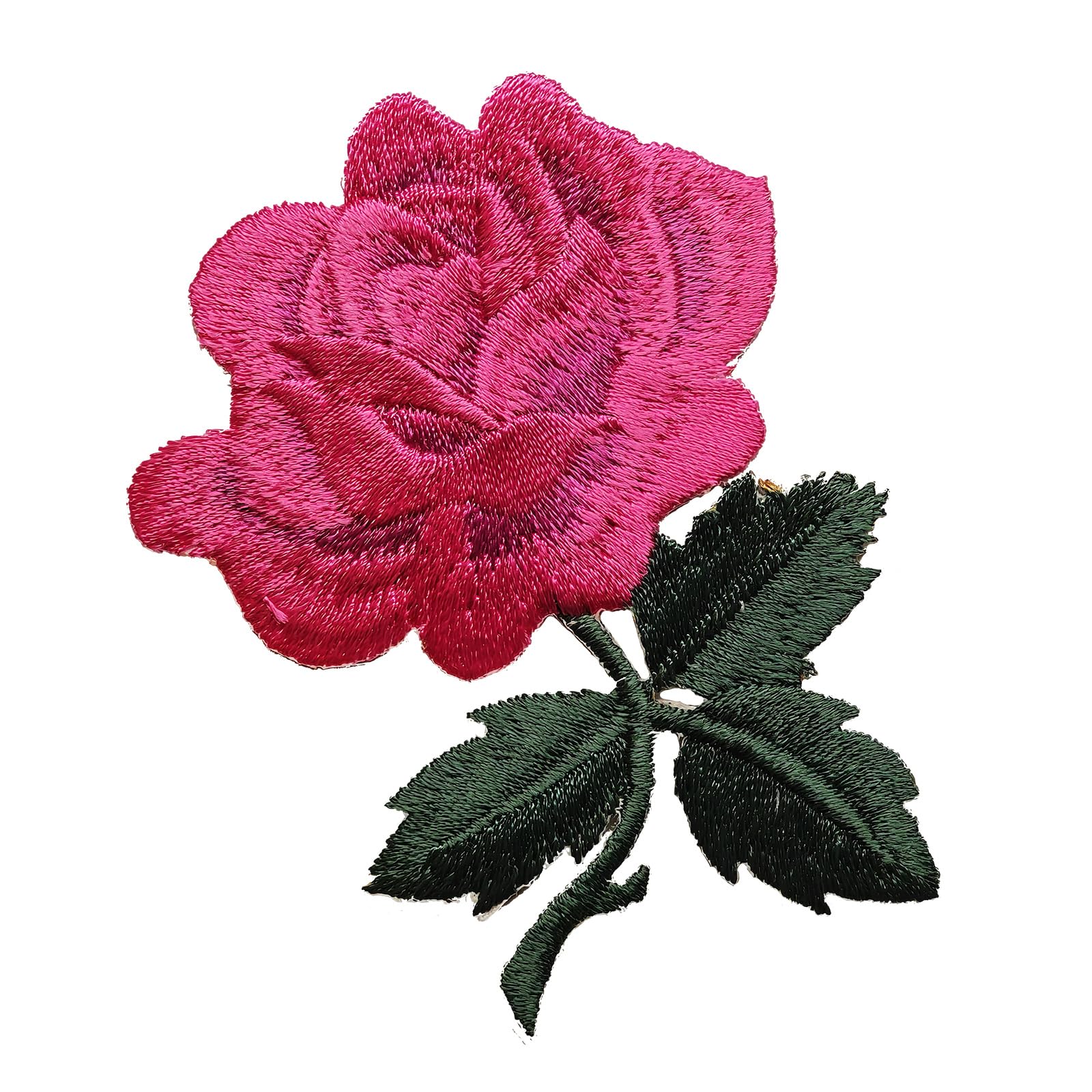 Amazon.com: Atensils Rose Iron On Patch Iron On or Sew On Patches ...