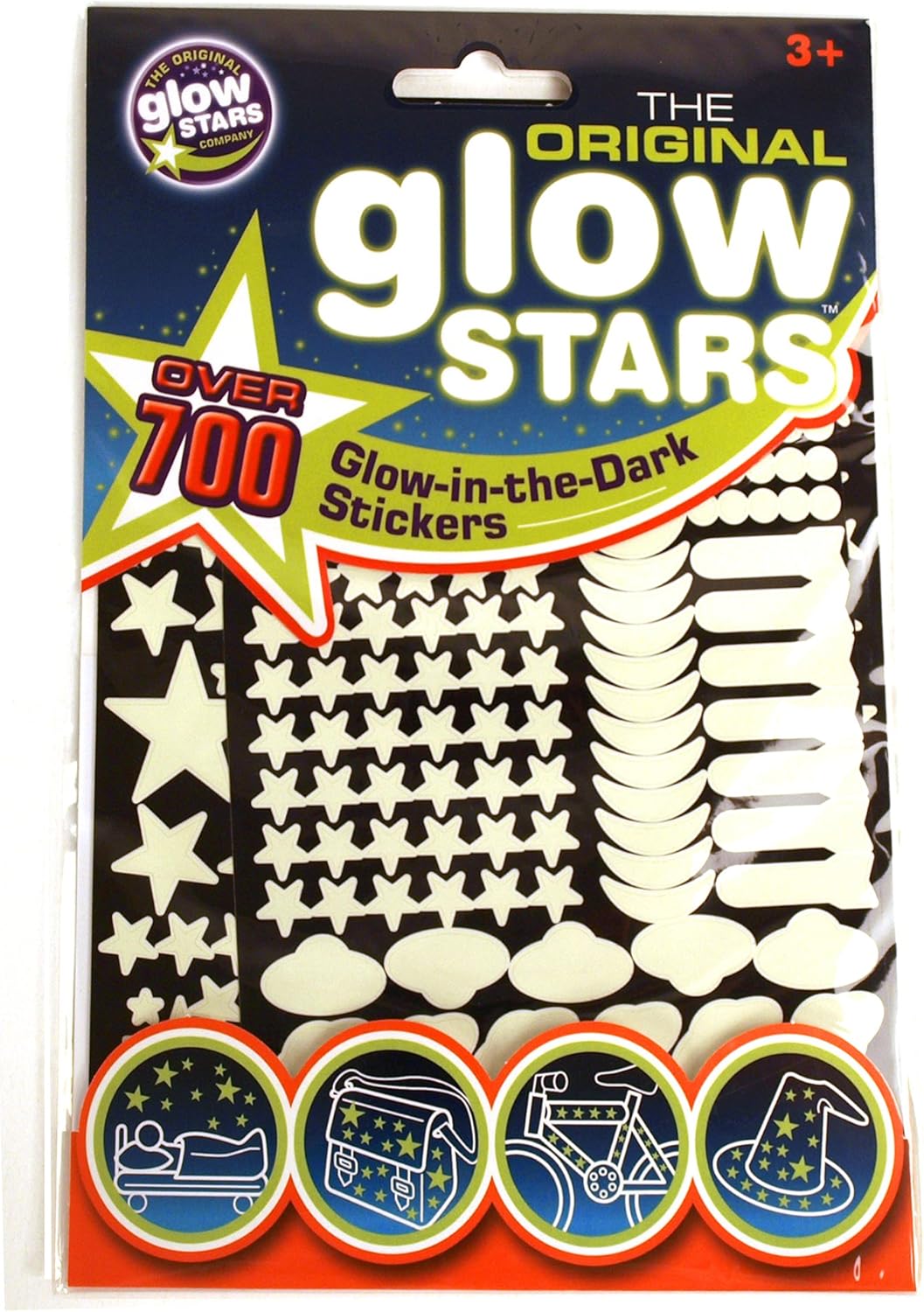 The Original Glowstars - Glow-in-the-Dark Stickers, 700 Pieces : Amazon ...