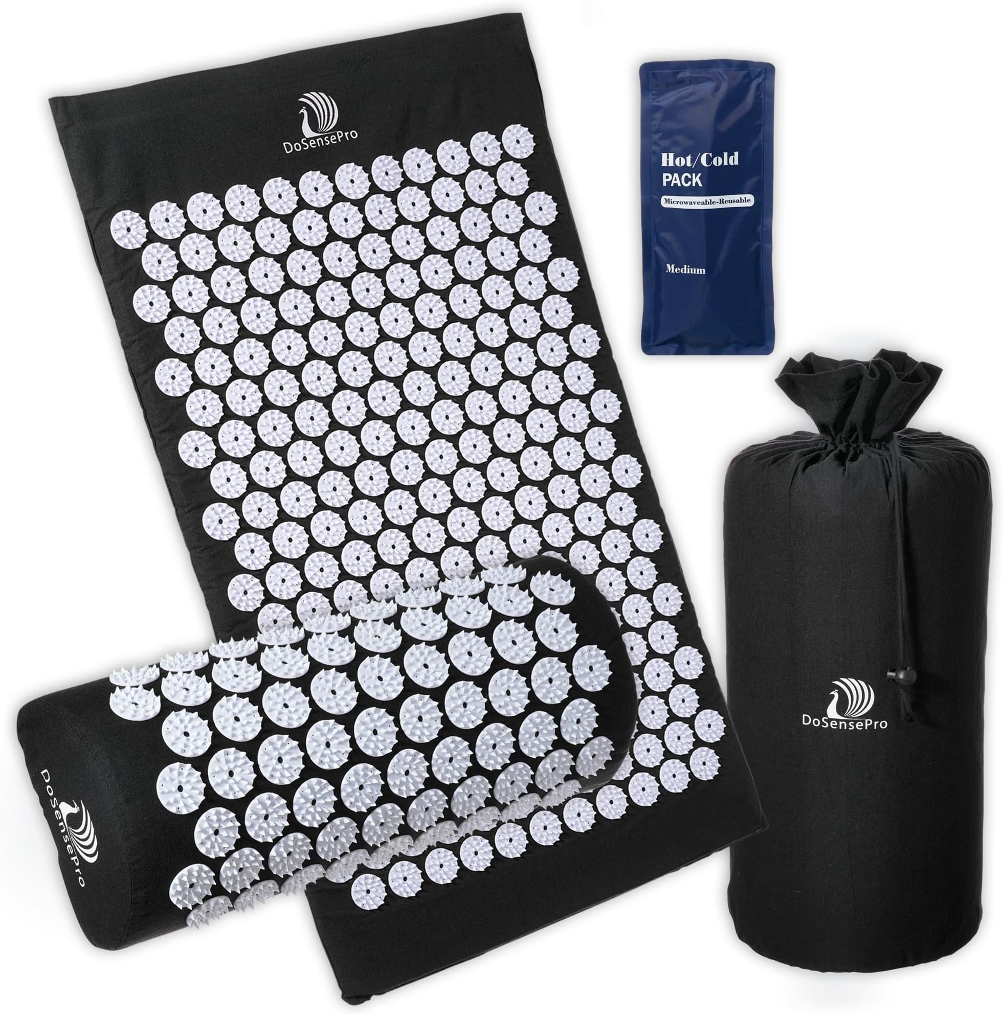 Amazon.com: DoSensePro Acupressure Mat & Pillow Set with Hot/Cold Gel ...
