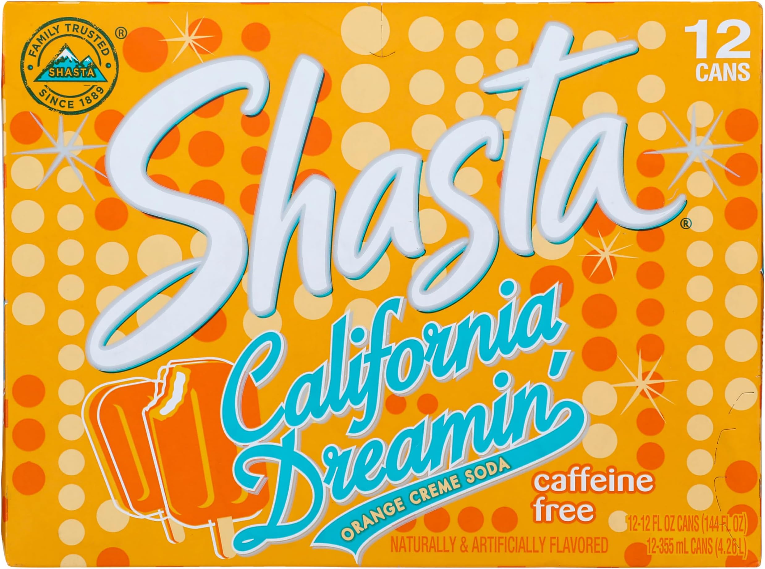 Amazon.com : Shasta Zero Sugar Tiki Punch Caffeine-Free Soda, 12 Cans ...