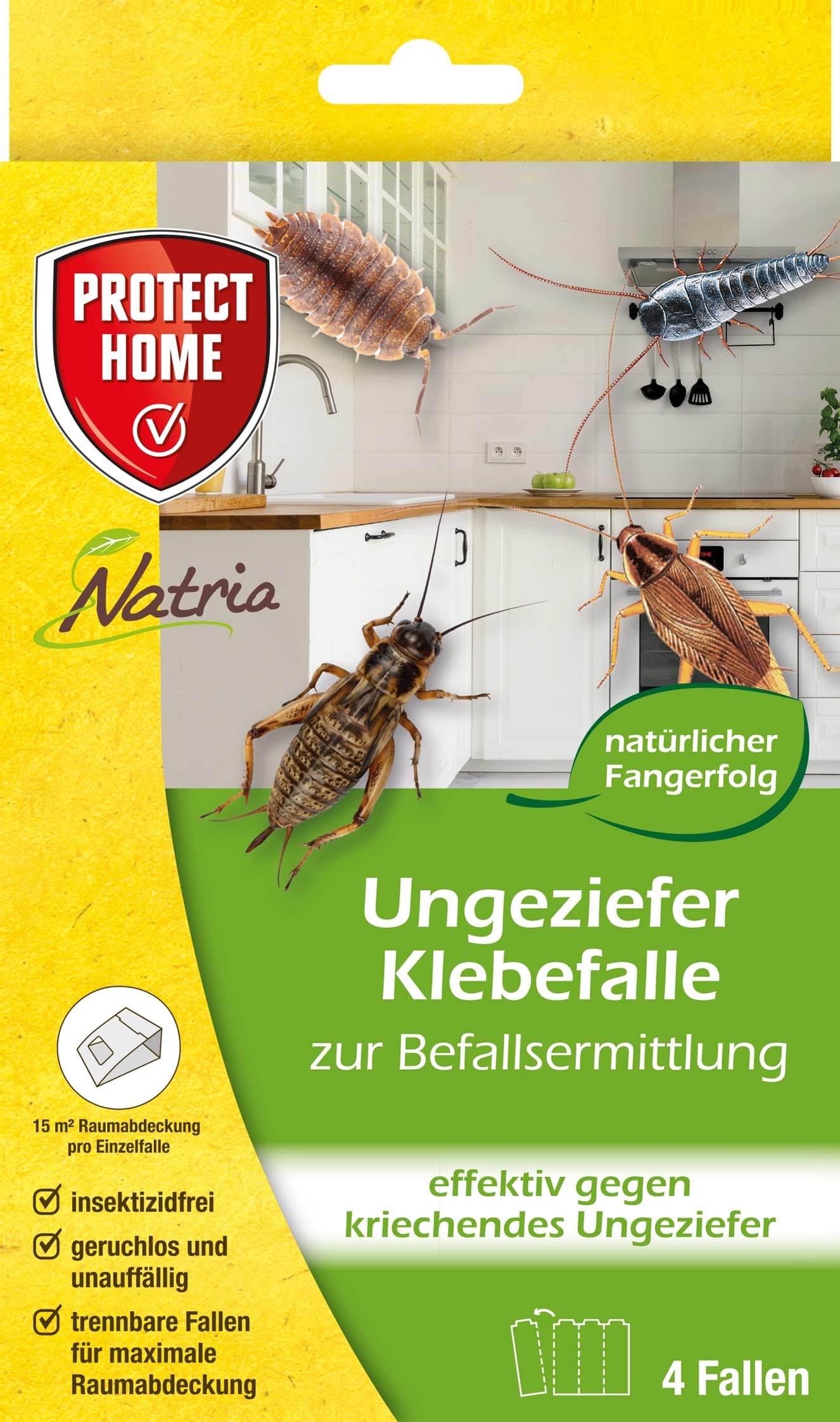 Aeroxon Ungeziefer Köderdose – 8X Insektenfallen zur Überwachung und ...