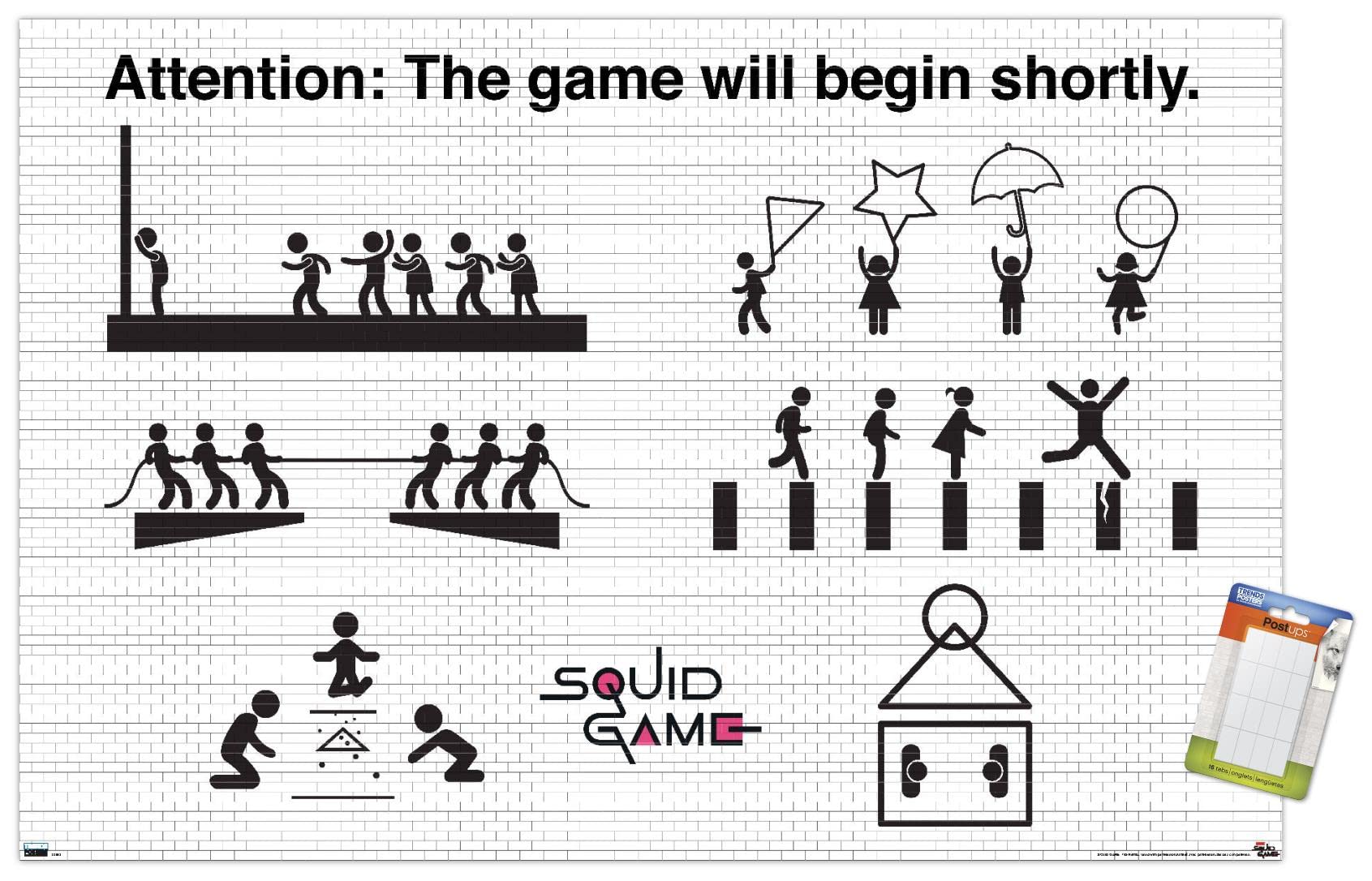 Amazon.com: Trends International Netflix Squid Game - Games Wall Poster ...