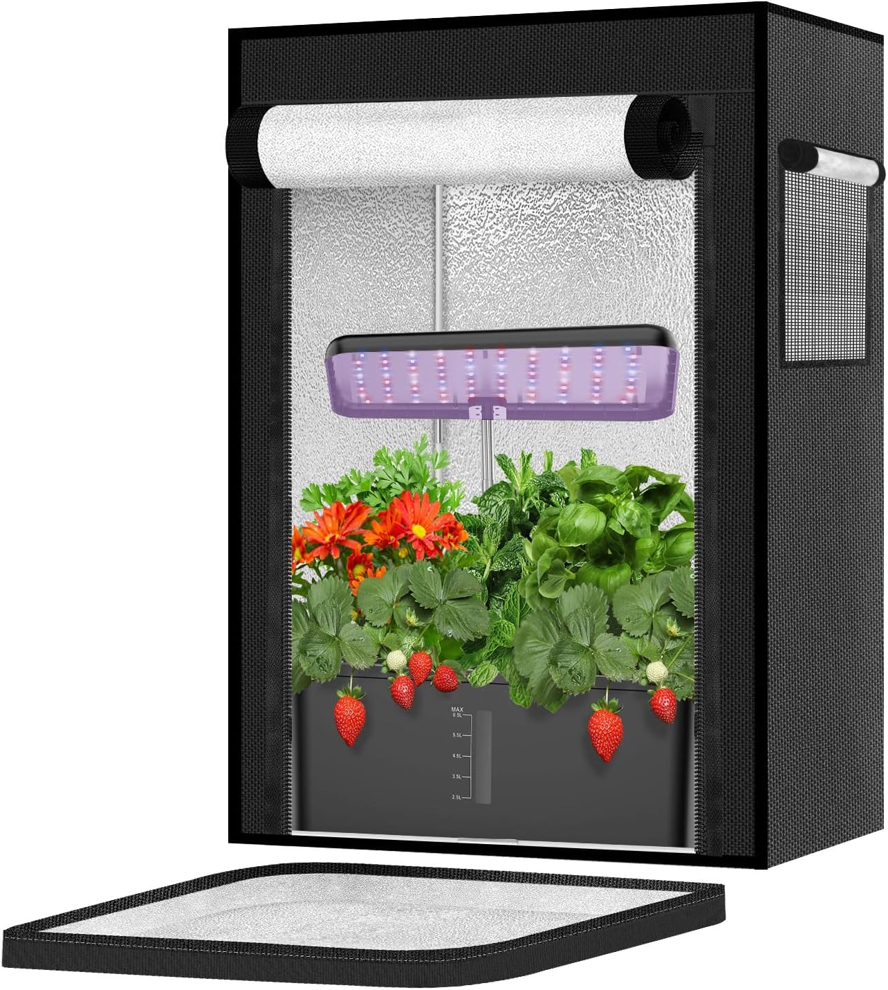 Amazon.com: POTLAB Small Grow Tent for AeroGarden Indoor Garden, Mini ...