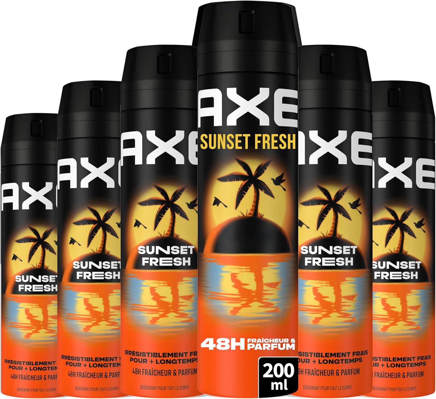 Axe Suprême Déodorant Homme Spray Sunset Fresh 48h Fresh & Parfum LOT ...