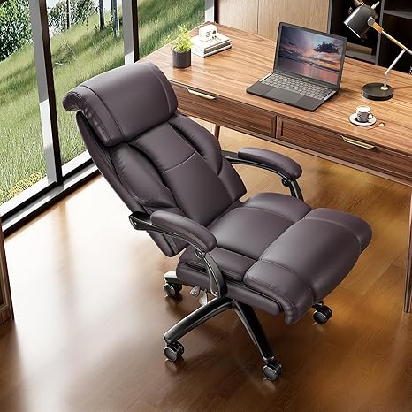 Amazon.com: Ollega Reclining Office Chair, Executive Big and Tall ...