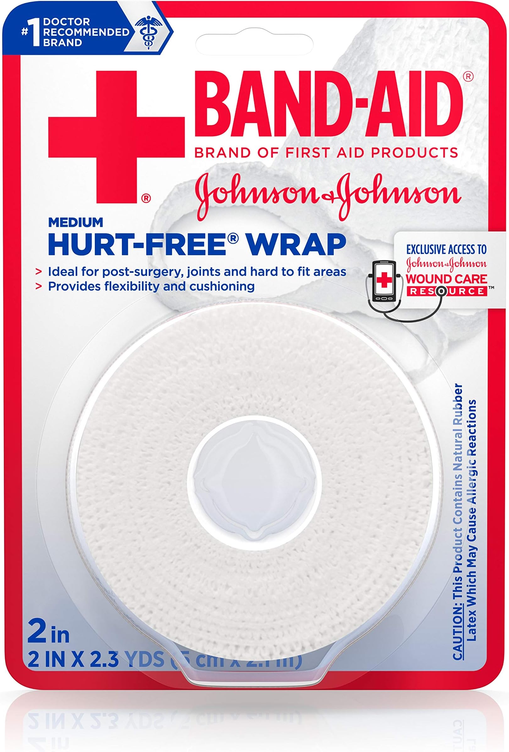 Amazon.com: Band-Aid Brand of First Aid Products Tough Wrap Self ...