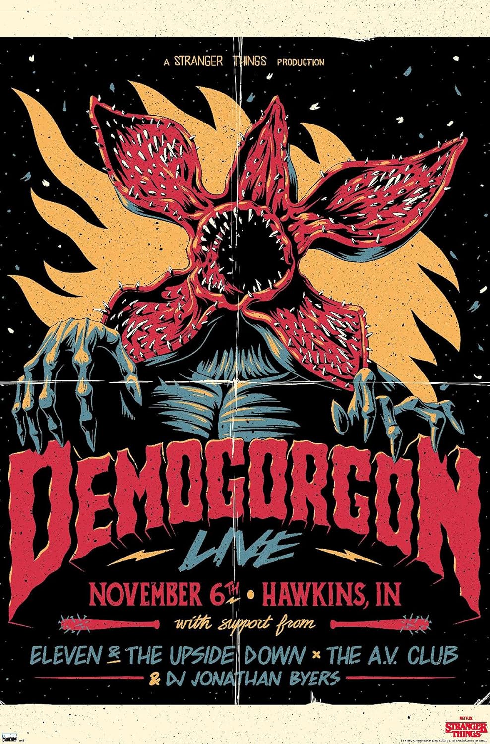 Amazon.com: Trends International Netflix Stranger Things - Demogorgon ...