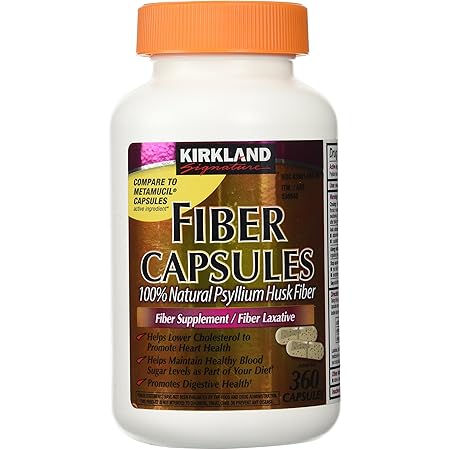 Amazon.com: Andrew Lessman Fibermucil 180 Capsules –Psyllium Husk ...