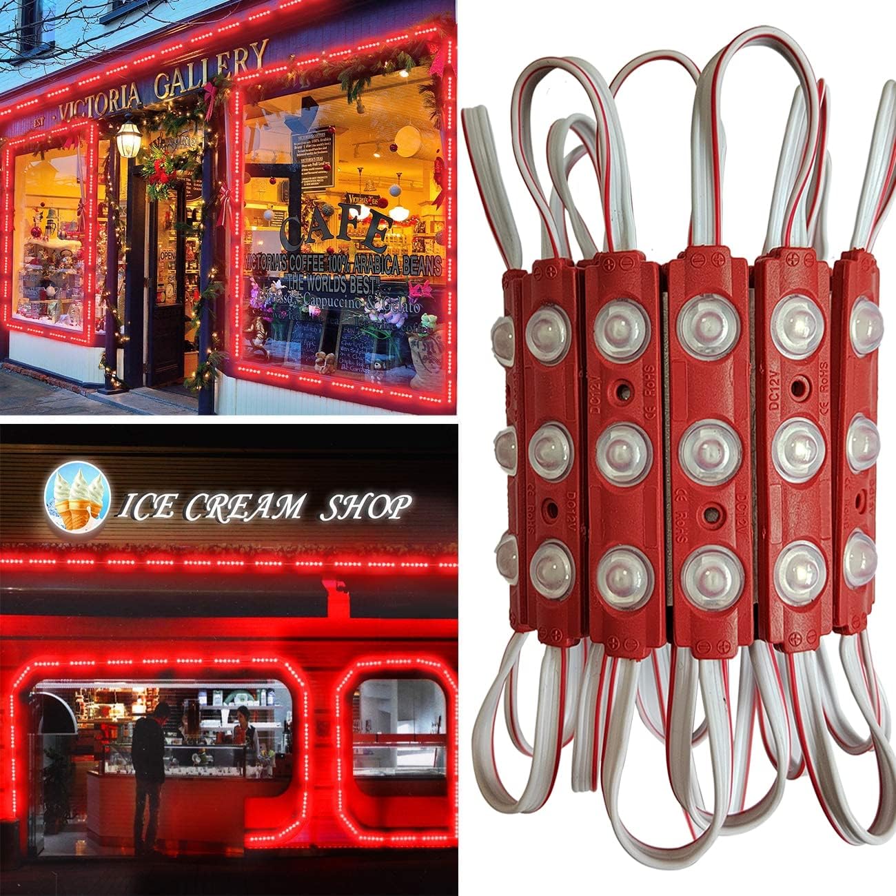 LED Module,RESAOBEI LED Module Red Light 100pcs 5630 SMD 150LM Per LED ...