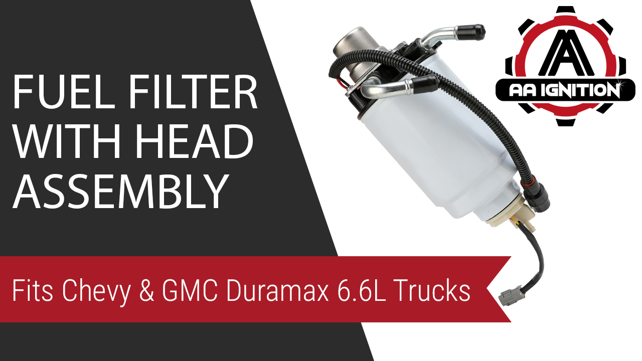 Watch Fuel Filter with Head Assembly - Fits Chevy & GMC Duramax 6.6L ...