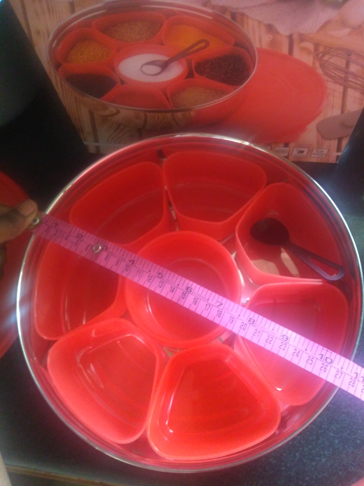 Signoraware Spice Magic Box Masala Container Spice Set Stainless Steel ...