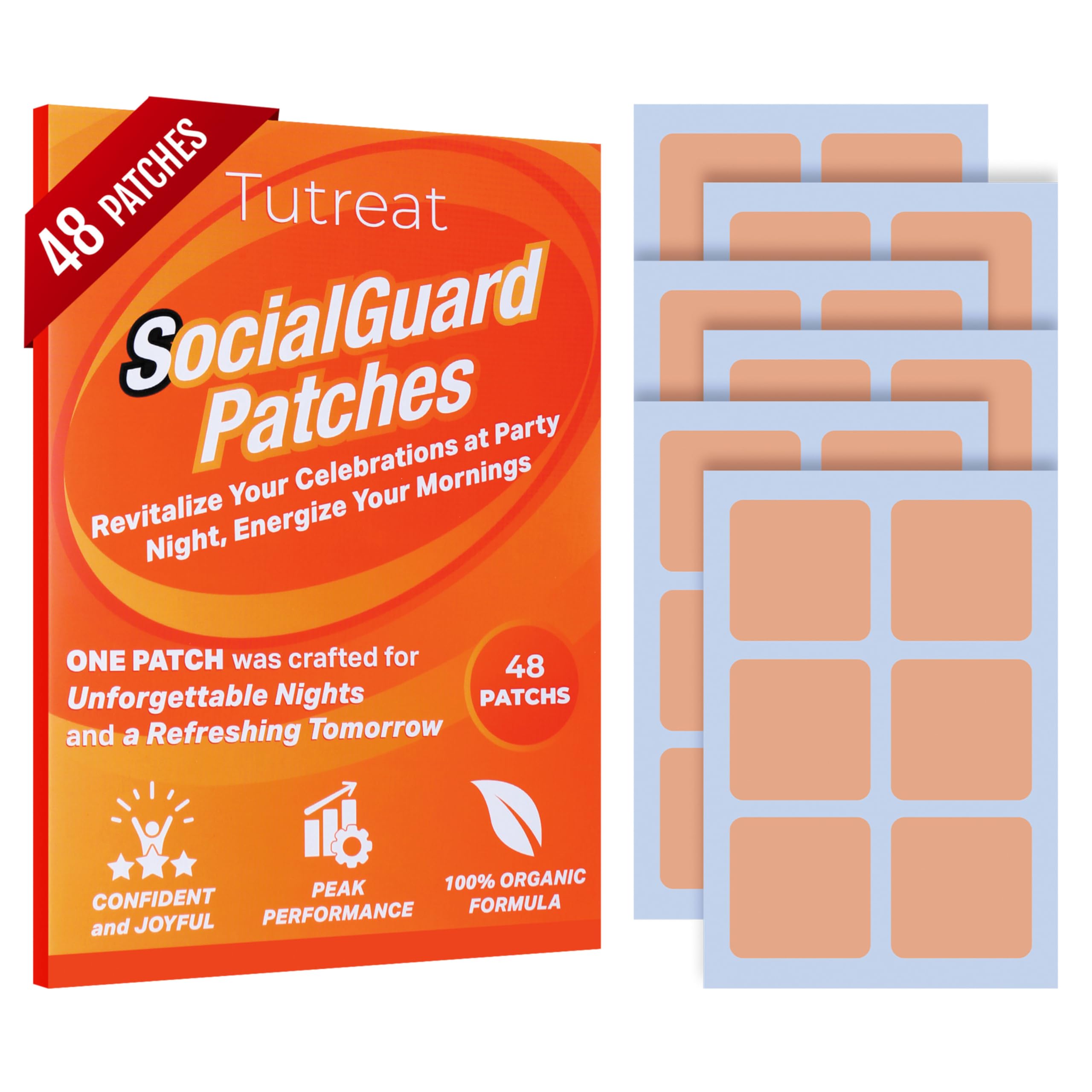 Amazon.com: 48-Pack SocialGuard Party Recovery Patches: Party Recovery ...