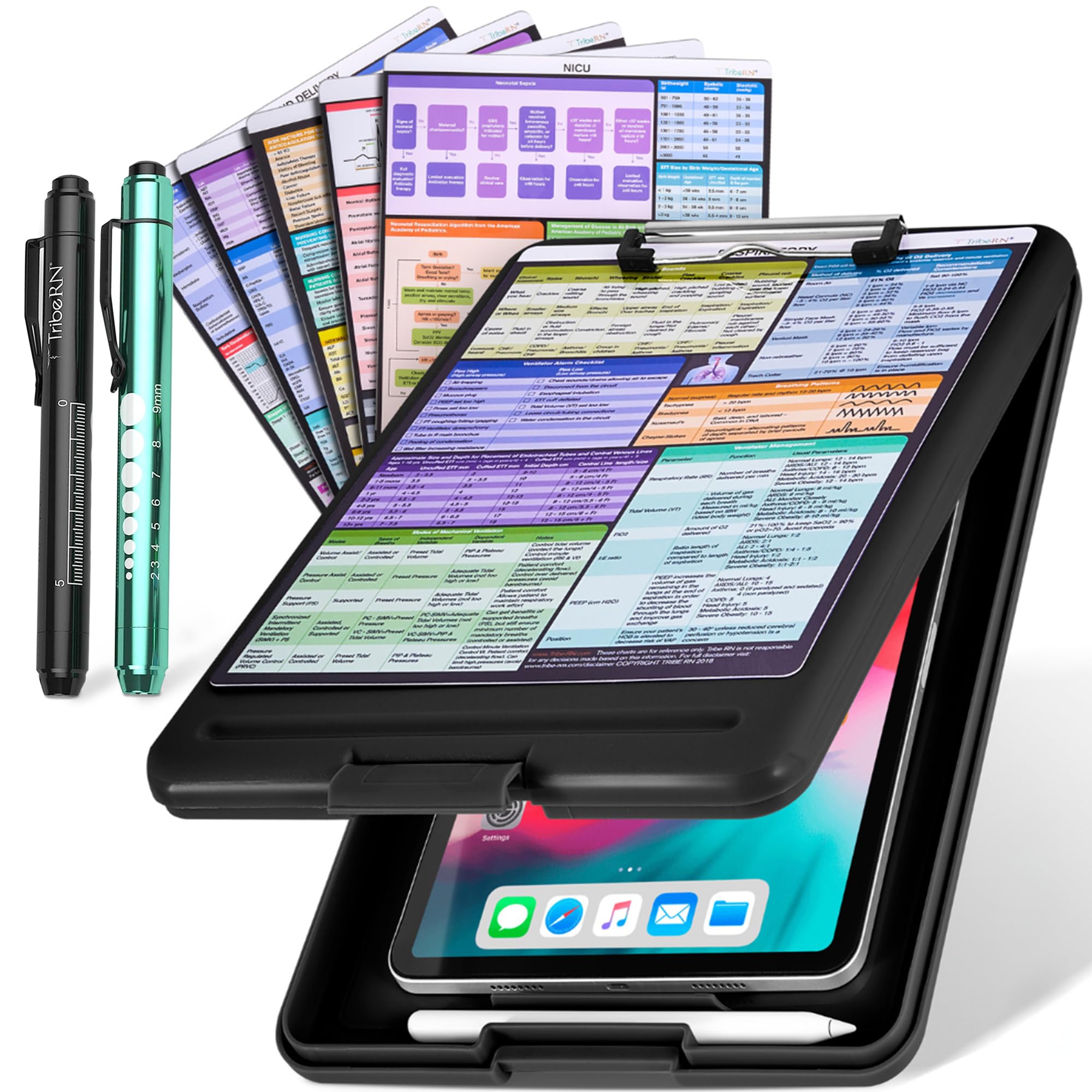 Amazon.com : ClinicalGuru and Nurse Penlight Set, by Tribe RN Pink ...