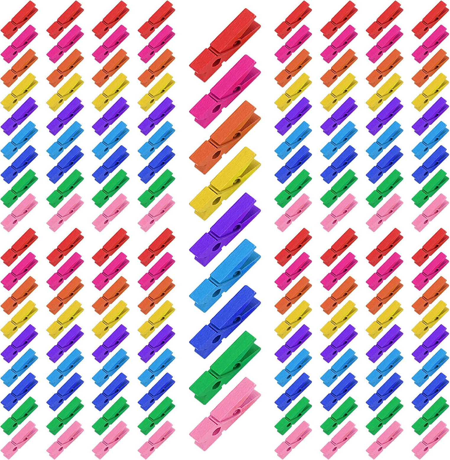 Amazon.com : BAZIC Mini Colored Clothes Pin (50/Pack) : Miniature ...