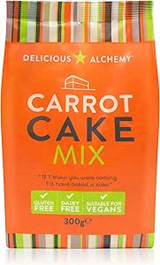 Delicious Alchemy Carrot Cake Mix, 300g : Amazon.co.uk: Grocery