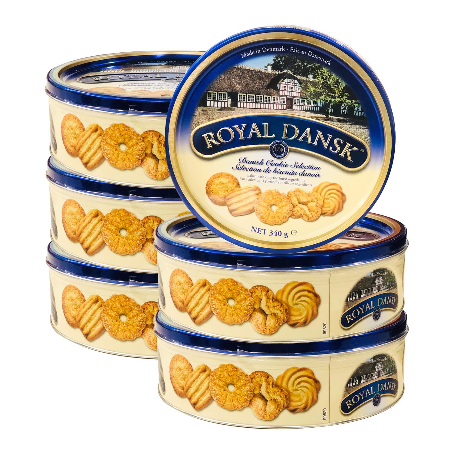 Royal Dansk Selection Butter Cookies - 340g, Pack of 6 | Danish Cookies ...