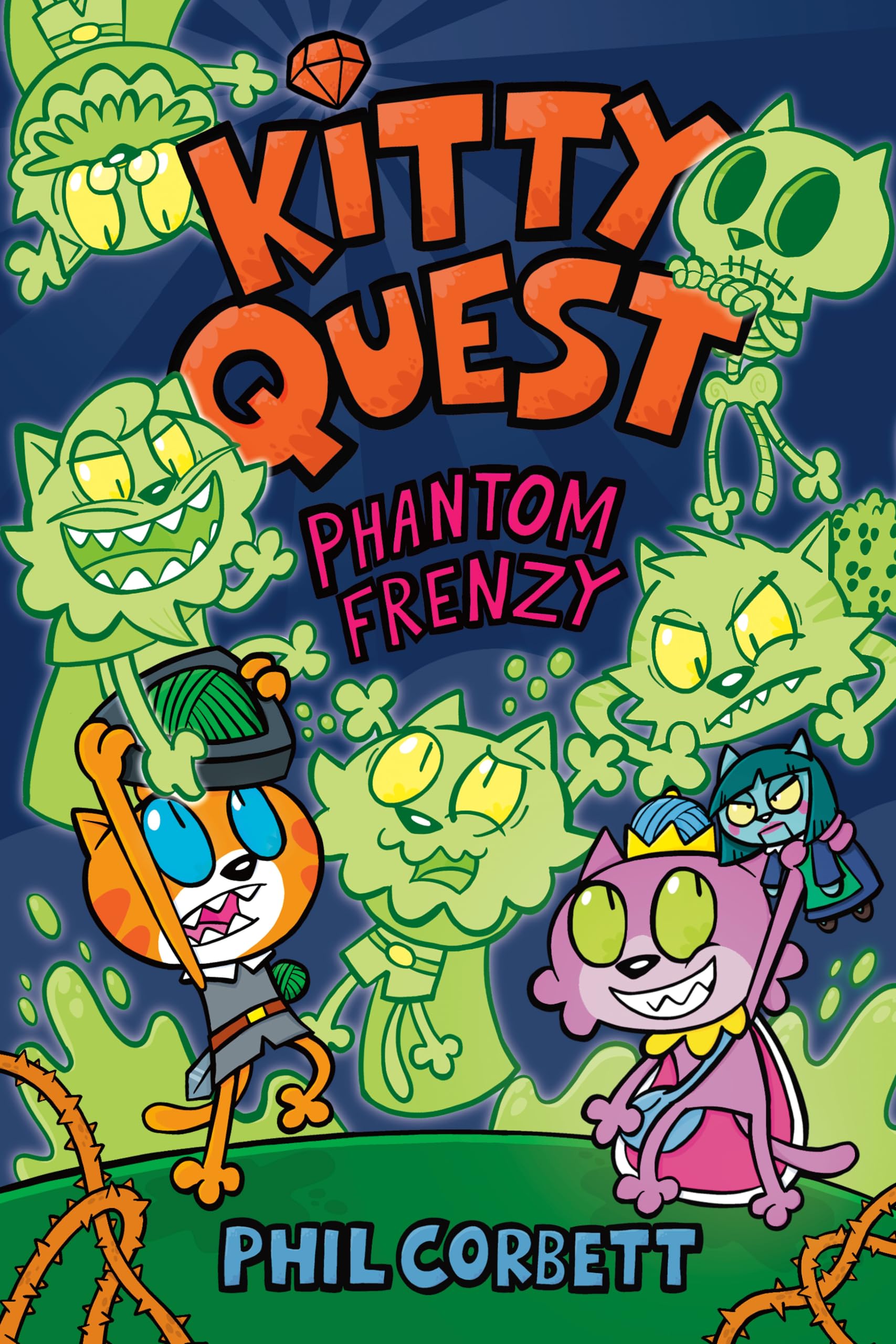 Amazon.com: Kitty Quest: Phantom Frenzy: A Graphic Novel: 9780593619872 ...