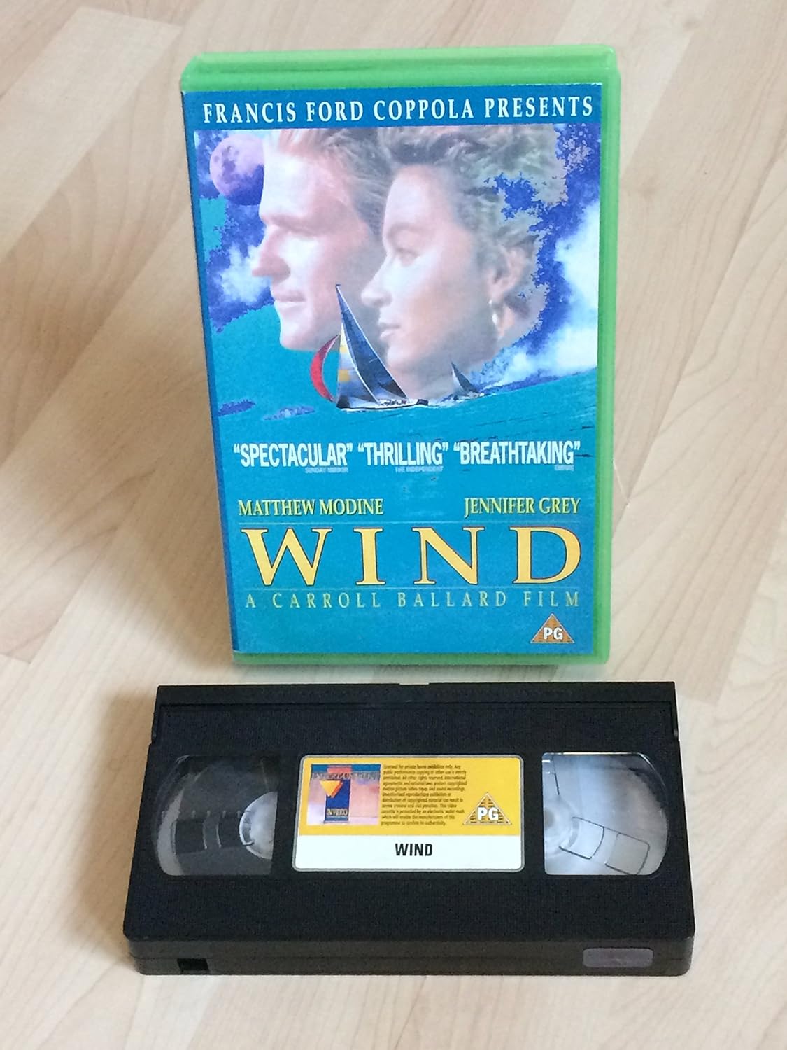 Wind [VHS] : Matthew Modine, Jennifer Grey, Cliff Robertson, Jack ...