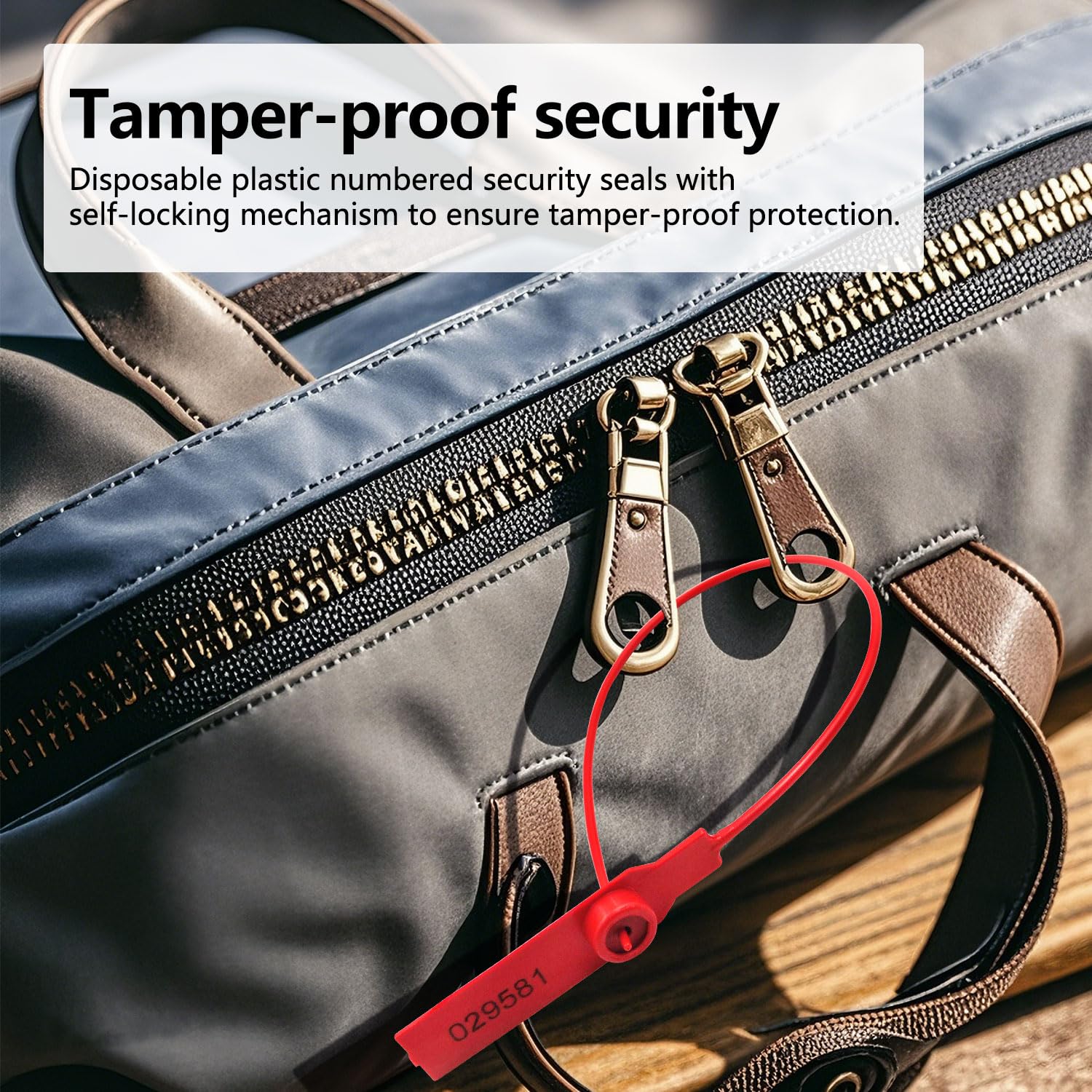 Snapklik.com : (500pcs) 11 Inch Plastic Numbered Security Seal Pull ...