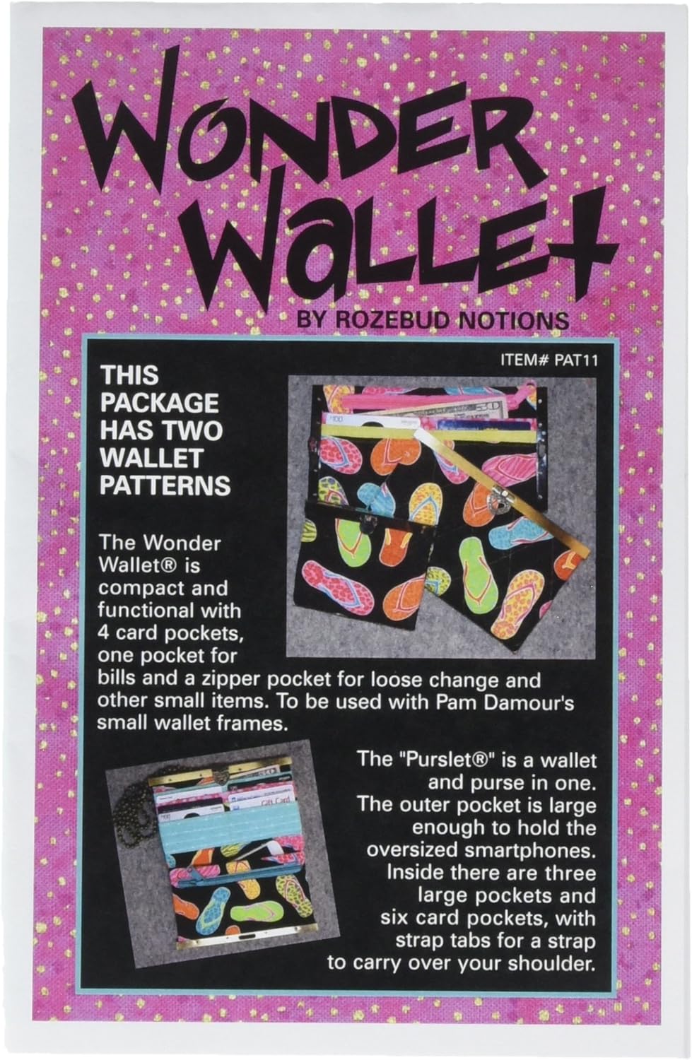 Amazon.com: Decorating Diva Wonder Wallet Pattern : Arts, Crafts & Sewing