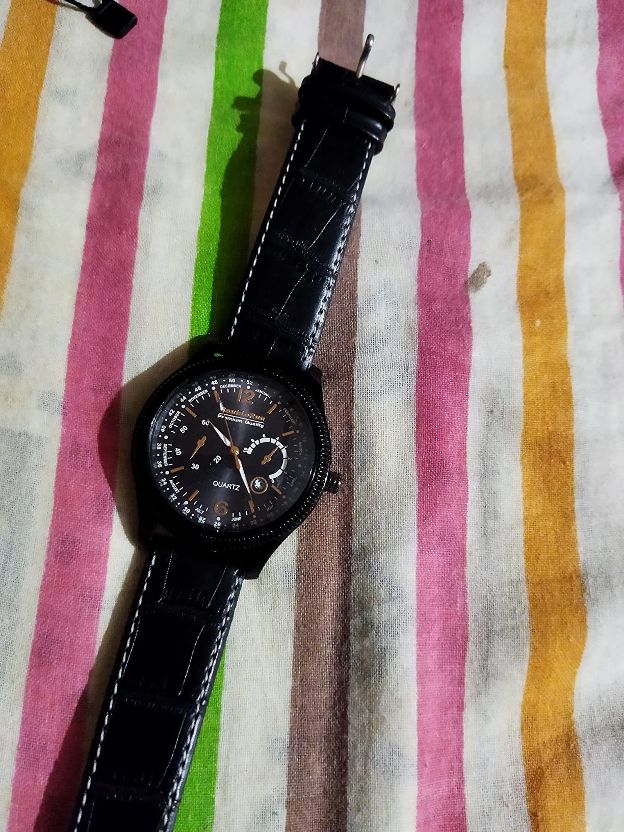 Buy Doublerun 3D Glass Date Function Dial Analog Watch - for Men (Black ...