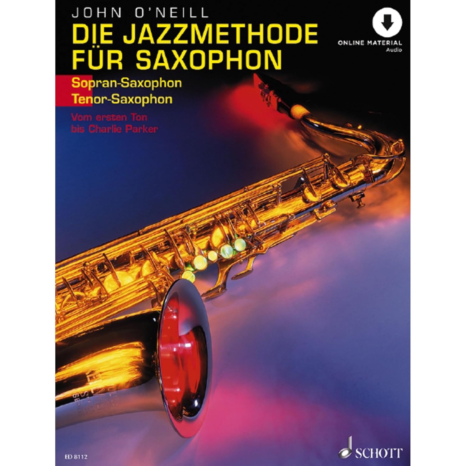 Amazon.com: Jazz Method for Soprano/Tenor Sax Book/CD: (German ...
