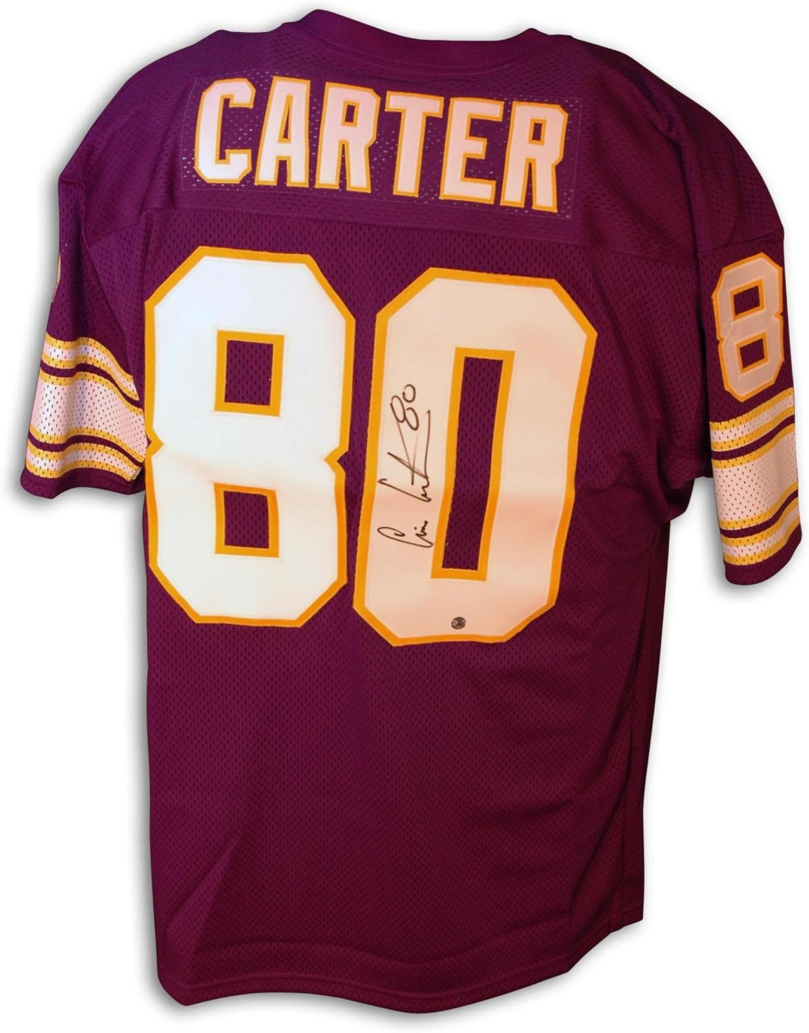 Cris Carter Jersey - Throwback Purple - Autographed NFL Jerseys at ...